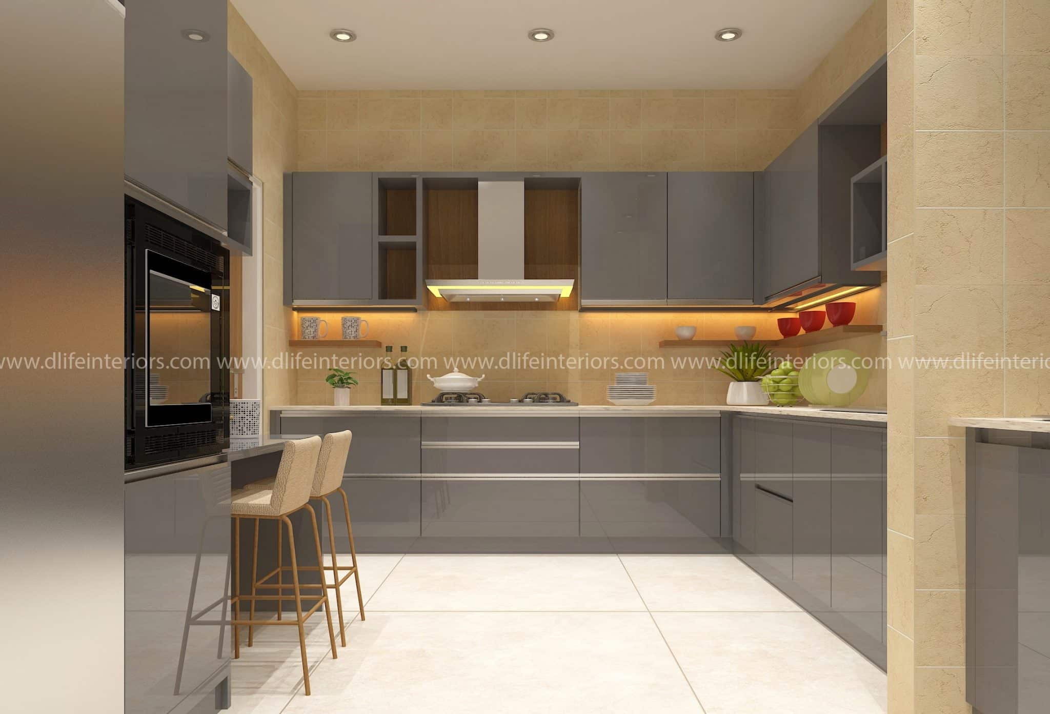 10 Interesting Modular Kitchen Design Ideas by DLIFE Interiors