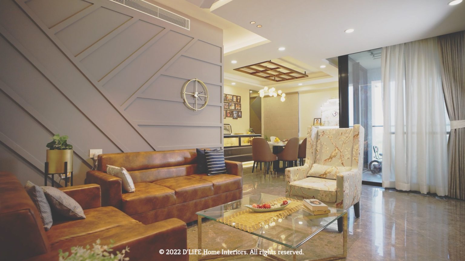 A 3BHK Home Interior in Chennai with Visual Appeal and Glamour